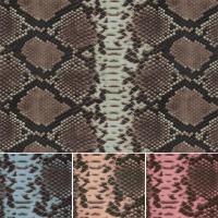 China High Gloss Embossed Faux Snake Skin Leather PU Synthetic Leather for Hand Bags Hair Bows Footwear for sale