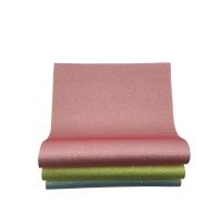 China Factory Wholesale Mesh Fabric Glitter Leather for Handmade Decorative Bows, Luggage and Shoe Materials for sale
