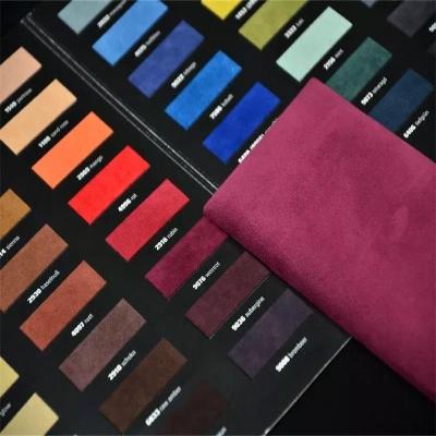 China REACH Certified Low Odor 0.6mm Eco-friendly Microfiber Material PU Artificial Leather for sale