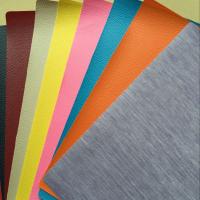 China Durable Factory Wholesale Super Cheap PVC Leather Fabric Black Solid Color Leather Fabric Stock Lot for sale