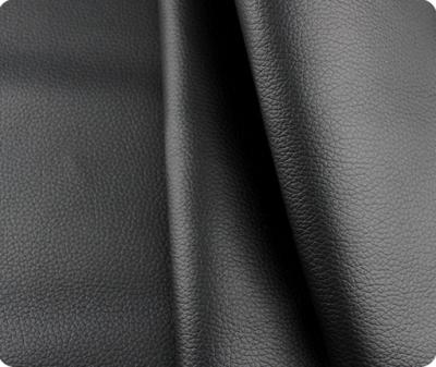 China Durable Litchi Grain Pattern PVC Leather Home Textile Products Material with 0.6mm Thickness for sale
