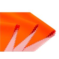 China High Durable Orange PU Fabric Synthetic Leather for sale