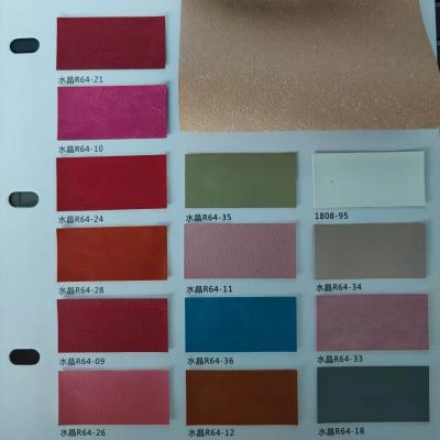 China Hot Selling PU Artificial Leather R64 Color Wear-resistant Widely Used in Notebook Indoor Sofas and so on for sale