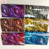 China Wholesale Price Waterproof Wear-resistant Shiny PVC Synthetic Leather Fabric Luggage Leather for sale