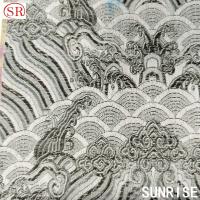 China Ready-Made Jacquard Brocade Pillowcase Fabric Retro Traditional Style Popular for Garments Outdoor Use Features Stretch Blackout for sale