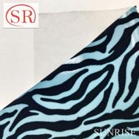 China 0.9 mm Zebra Pattern Emboss Litchi Texture Rexine PU PVC Faux Artificial Synthetic Leather Fabric for Bags Handbags Shoes for sale