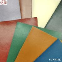 China Eco-Friendly PU Leather Smooth Litchi Patterned Wear-Resistant Waterproof for Sofa Cushion Bags Shoes Garments Decoration for sale