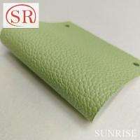 China Super Non Woven Litchi Grain Leather Fabric Faux Leather for Shoulder Bag Handbags Semi-PU Artificial Leather for sale