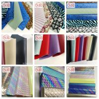 China Wholesale Stock Plant Fiber Vegan Leather Rolls Bio Base Bamboo Fiber Synthetic Leather for Bags Shoes for sale