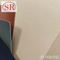 China Eco Suede Velvet Fabric 0.8 mm Imitation PVC Vegan Faux Synthetic Self Adhesive Leather for Car Seat Sofa Cover Repair Headliner for sale