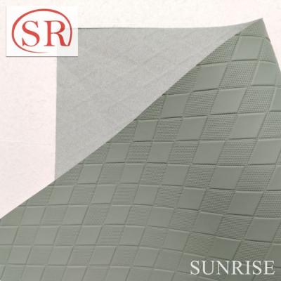 China Soft Wrinkle Resistant Matte Pebbled PU Faux Artificial Synthetic Leather Fabric for Jacket Shoes Bag Sofa for sale