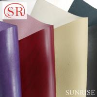 China Soft Wrinkle Resistant Matte Pebbled PU Faux Artificial Synthetic Leather Fabric for Jacket Shoes Bag Sofa for sale