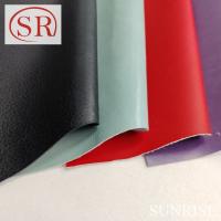 China Soft Wrinkle Resistant Matte Pebbled PU Faux Artificial Synthetic Leather Fabric for Jacket Shoes Bag Sofa for sale