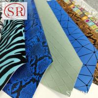 China Smooth Printed Vinyl Synthetic Leather Fabric Roll Digital Custom Print Faux Leather for Bag Book Cover Wallet for sale