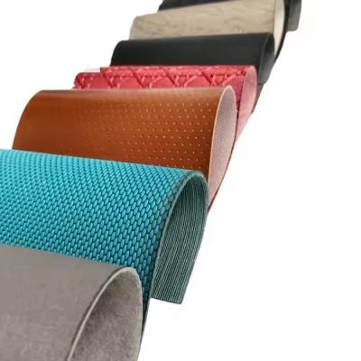China Faux Artificial Upholstery Synthetic Self Adhesive Leather 0.8 mm Velvet Suede Fabric Sticker Roll for Car Interior Sofa Repair for sale