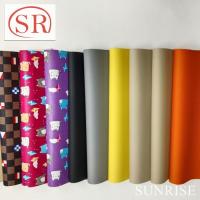 China Waterproof PU PVC Faux Artificial Synthetic Leather Fabric for Furniture Upholstery for sale