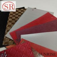 China Wholesale Artifical Leather Custom Nappa PU Faux Leather Fabric Material for sale