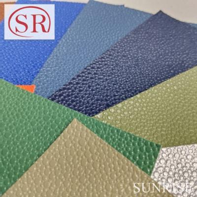 China Embossed Scratch-resistant Stretch Lychee Pattern PU Leather Waterproof Decorative for Sofa Bags Outdoor Home Textile Use for sale