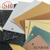 China Waterproof Oil Emboss Faux PU Artificial Film Leather for Shoes and Bags for sale