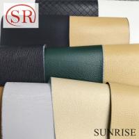 China Waterproof Oil Emboss Faux PU Artificial Film Leather for Shoes and Bags for sale