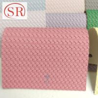 China PU Synthetic Leather Knitted Backing Embossed Pattern Digital Print for Bag Sofa Garment All Kinds Printed Fabric Stretch for sale