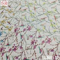 China Custom Elastic Polyester Velvet Fabric Soft Knitted Digital Printing for Bags Garments Outdoor Use Feature Stretch for sale
