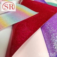 China Candy Colored Geometric Sequin Block Shaped Sparkling Glitter Artificial Leather for Handbag Hair Clip Jewelry for sale