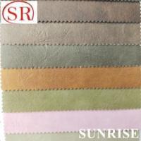China Faux Leather Artificial Textile Leather Semi PU Synthetic Leather Fabric for Sofa for sale