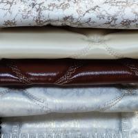 China High Quality PU Leather Upholstery Custom Fashionable Embroidered Foam Stretchable Bags for Sofa Home Outdoor Garments Textiles for sale