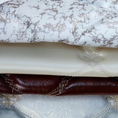 China Thickened Wholesale Waterproof Automotive Microfiber Car Leather Embroidery Fabric for sale