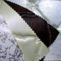 China Thickened Wholesale Waterproof Automotive Microfiber Car Leather Embroidery Fabric for sale