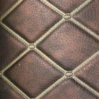 China Custom Embroidered Fashion Leather Thickened Waterproof PU with Foam Stretchable for Car Upholstery Bags Garments Outdoor Use for sale