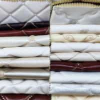 China PU Leather Car Upholstery & Sofa Furniture with Embroidered Sponge Pattern Stretchable and Decorative for Bags and Garments for sale