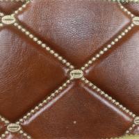 China Hot Selling Fashion Custom Embroidered Car Upholstery Leather with Foam for sale