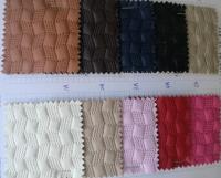 China Comfortable Premium Waterproof Embroidery Synthetic Leather Fabric for Car Seat Mat Bag Upholstery for sale