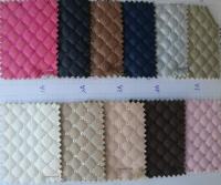 China 5mm Embossed PVC Sponge Leather Car Mat Home Textile Outdoor Garment Bag Sofa Different Colors for Sewing Embroidery for sale