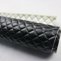 China New Exquisite Comfortable Quilted Leather with Embroidery and Stretch Base Special Design for Outdoor Bag Sofa Garment Use for sale