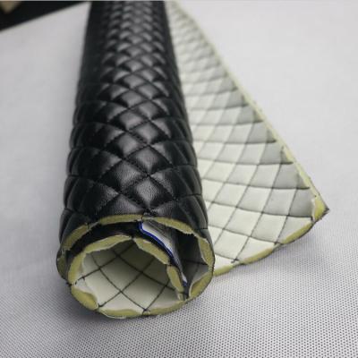 China Factory Price Embroidered PU Synthetic Leather Shoes Bags Embossed Stretch Blackout for Sofa Garments Outdoor Home Textiles for sale