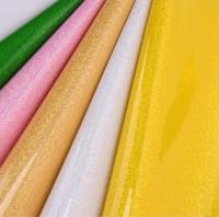 China PU Glitter Faux Leather Waterproof for Shoes Bags Car Craft for sale