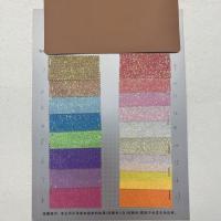 China Versatile Waterproof Anti-Mildew Synthetic Glitter Leather PU Material 0.8mm Thick Nonwoven Backed Shoe Upper for sale
