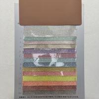 China Good Quality Glossy Faux Glitter Leather for Decoration Making for sale