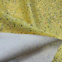 China Superior Quality Glitter Waterproof Elastic Synthetic Leather, Custom Vinyl Pu Leatherette for sale