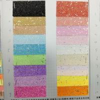 China Bulk New Style Design Soft Vinyl Sparkly Shiny PU Chunky Glitter Wholesale Faux Leather Sheets for sale