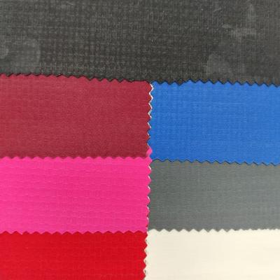 China Quality PU Glitter Synthetic Leather Roll Good Fashionable Clothes Blackout Faux Leather Fabric Knitted Nonwoven Finished for sale