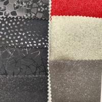 China Rainbow Glitter Fabric 1.0 mm Sequins Pu Leather for Bows Shoes and Bags for sale