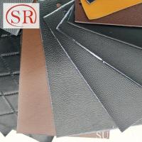 China PU PVC Synthetic Leather for Sofa Automotive Interior Bags Garments Decorative Items Outdoor Use Embossed Pattern Stretch for sale