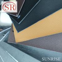 China PU PVC Synthetic Leather for Sofa Automotive Interior Bags Garments Decorative Items Outdoor Use Embossed Pattern Stretch for sale