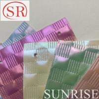 China Innovative Lively Freshly Digital Colorful Glitter Fabric Vibrant Stylish PU Artificial Leather for Bag Decoration for sale