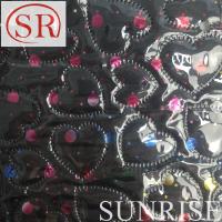 China Innovative Lively Freshly Digital Colorful Glitter Fabric Vibrant Stylish PU Artificial Leather for Bag Decoration for sale