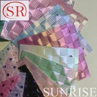 China Innovative Lively Freshly Digital Colorful Glitter Fabric Vibrant Stylish PU Artificial Leather for Bag Decoration for sale
